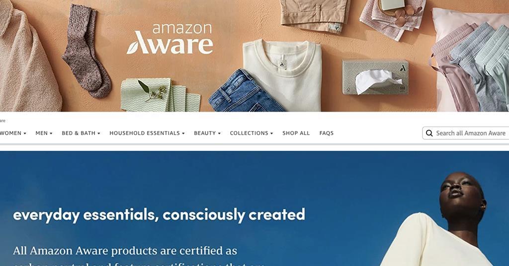 Amazon launches first ‘sustainable’ own-brand range | News | Retail Week