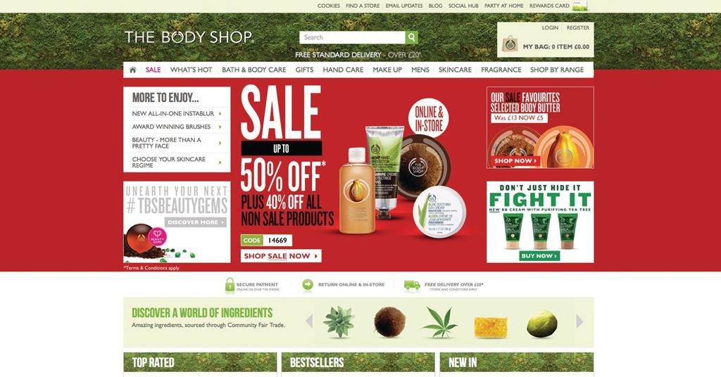 Website review: Lookfantastic Vs Body Shop | Analysis | Retail Week