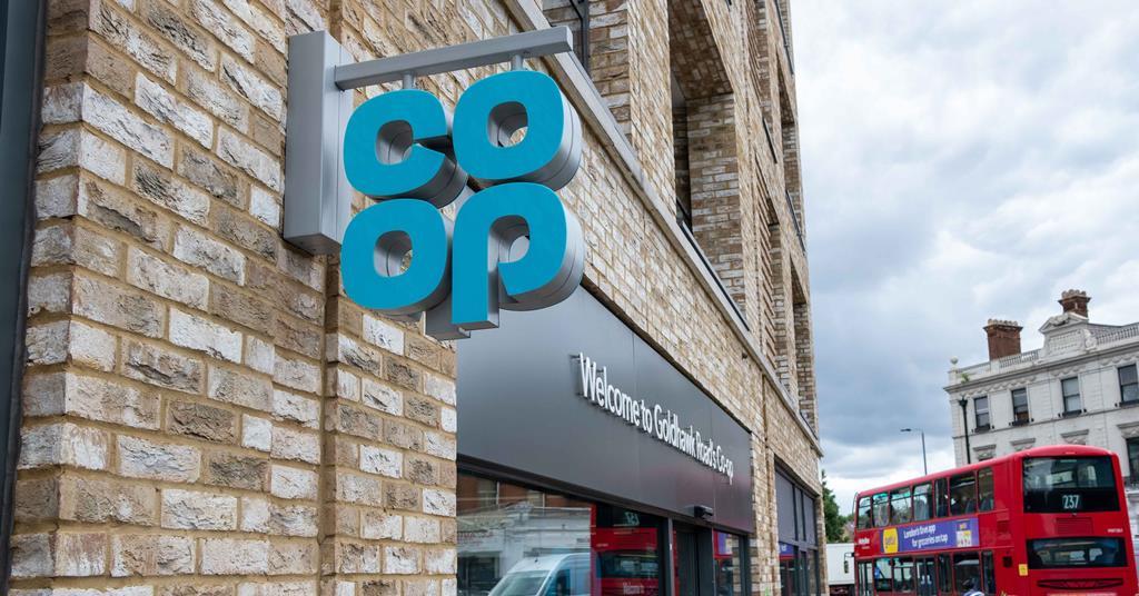 Co-op chief executive Shirine Khoury-Haq and food boss Matt Hood count ...