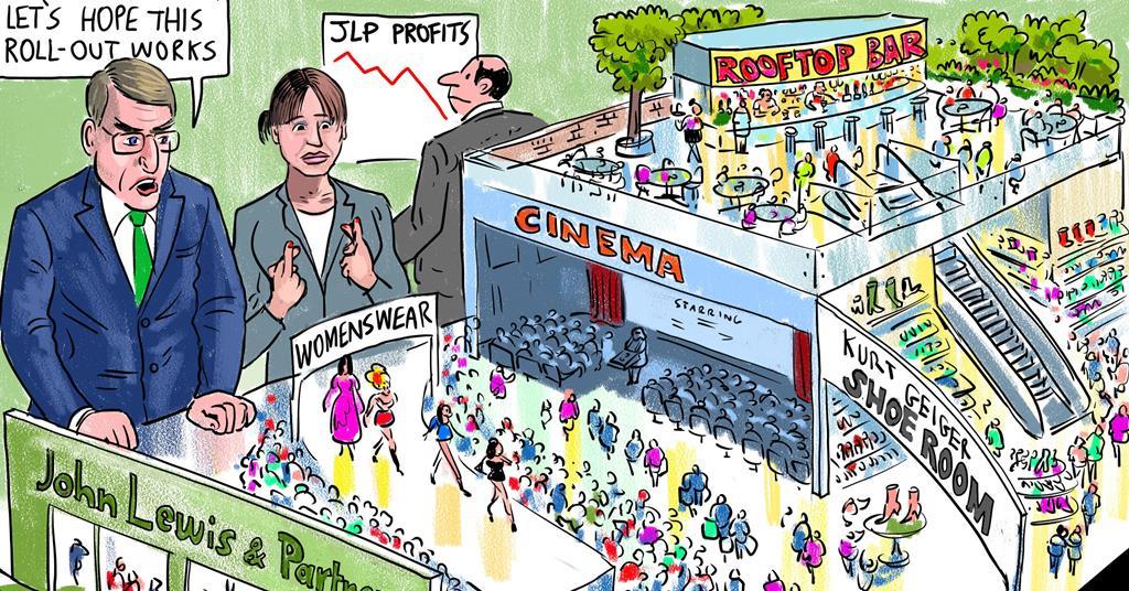 Retail cartoon: John Lewis crosses its fingers for revamp | Cartoon ...