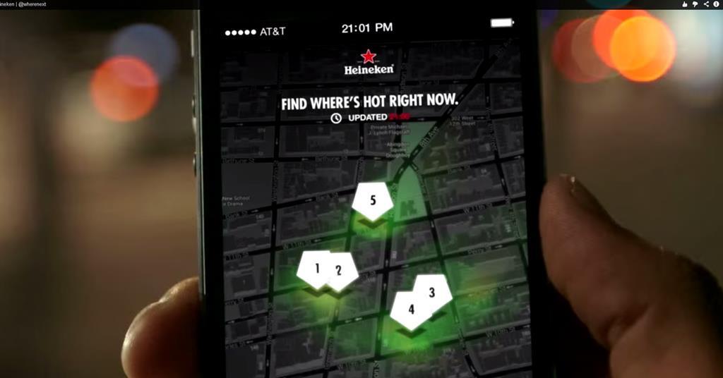 Social and mobile combine in Heineken's Where Next campaign | Opinion ...