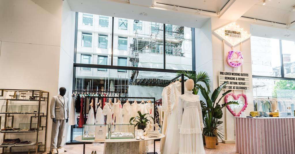 Store gallery: Selfridges Corner Shop launches wedding resale pop-up ...