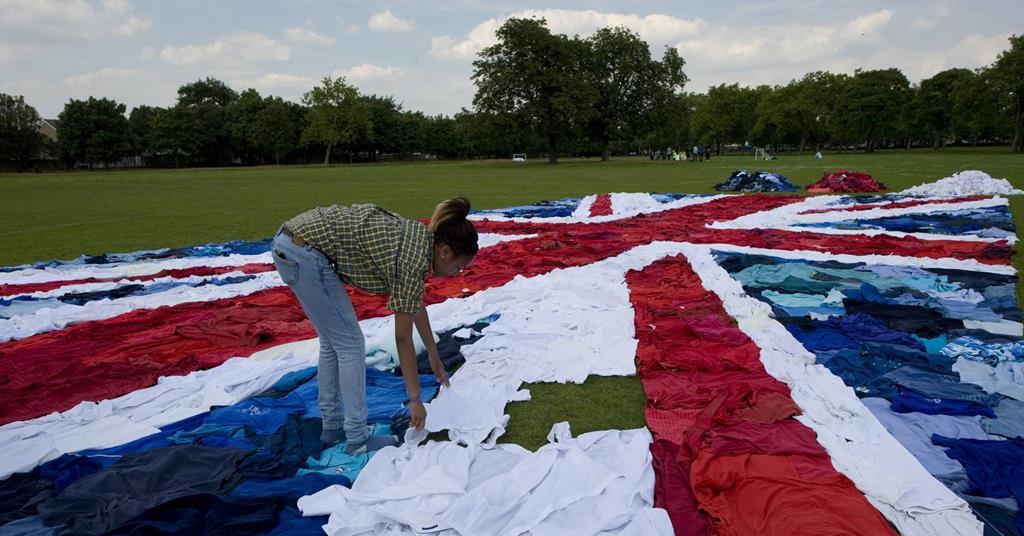 M&S creates giant union flag from recycled clothes | News | Retail Week