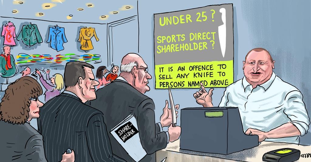 Retail cartoon: Mike Ashley's sharp tongue | Cartoon | Retail Week