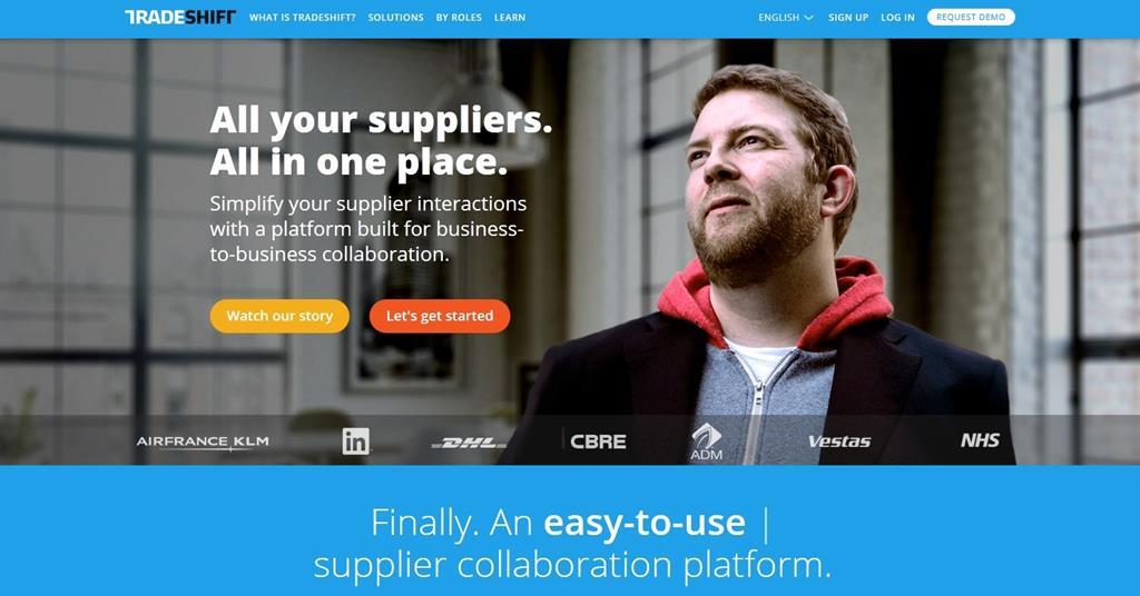 Tradeshift Logo Tradeshift Corporate Presentation | PPT