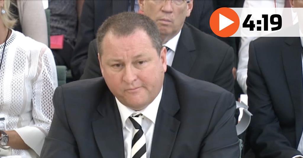 Watch: Highlights and lowlights from Mike Ashley's fiery MP probe ...