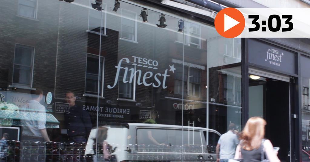 Watch: Tesco launches pop-up wine bar to 'bring Finest brand to life ...