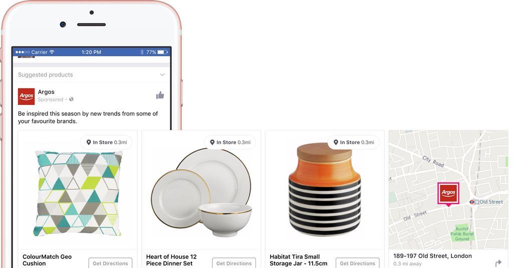 Argos uses Facebook’s local availability ads to drive multichannel ...
