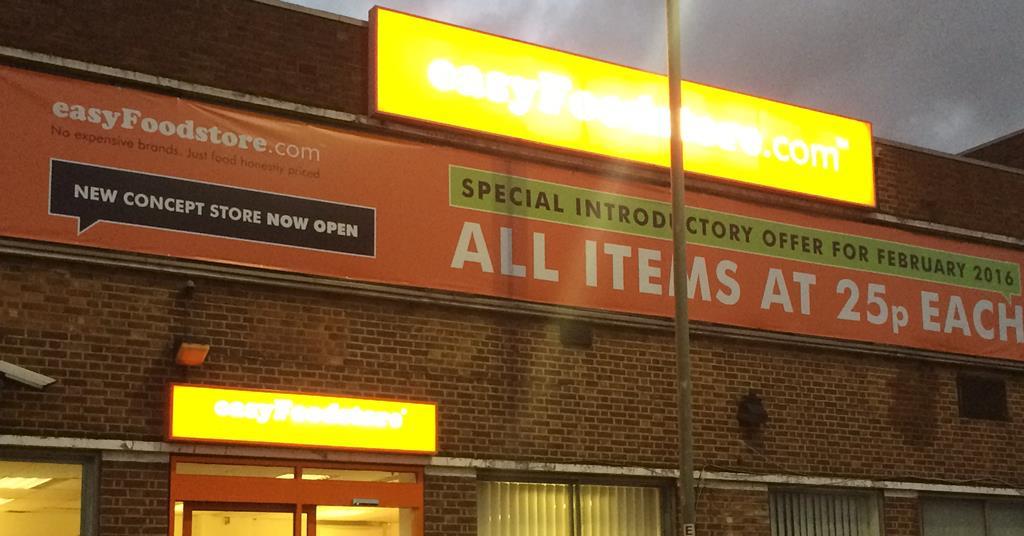 Store gallery: easyFoodstore launches in London selling groceries for ...