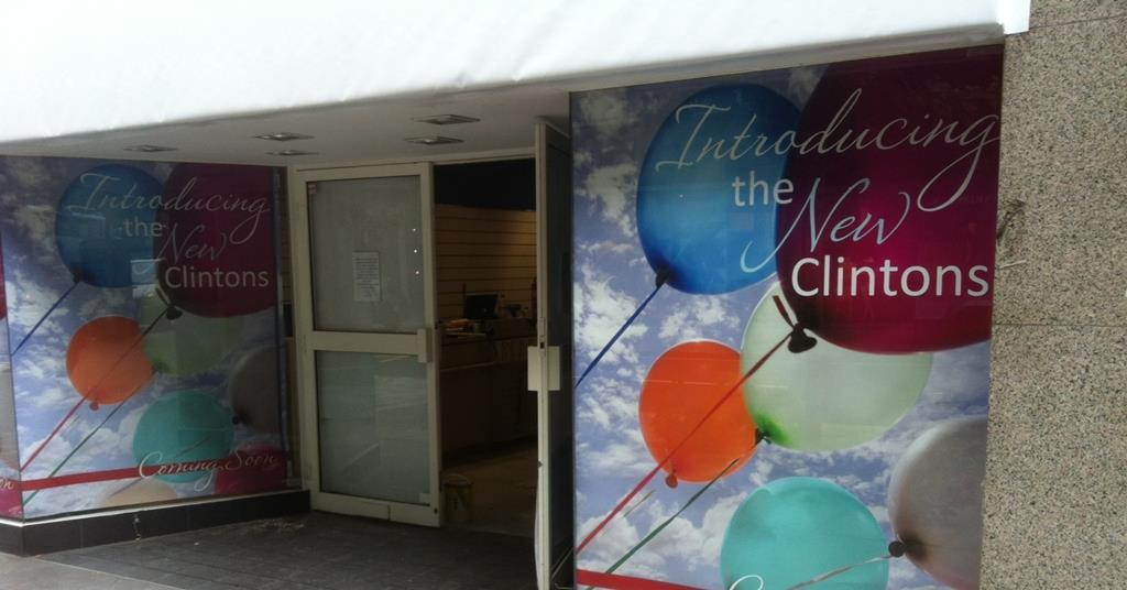 The first glimpse of Clinton Cards’ new branding? | News | Retail Week