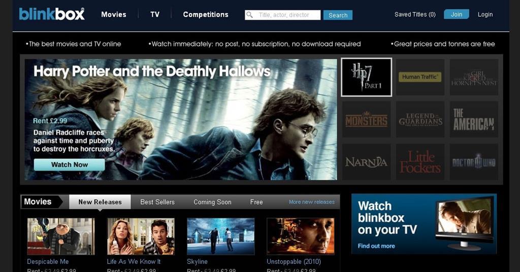 Tesco puts video-streaming business Blinkbox up for sale | News ...