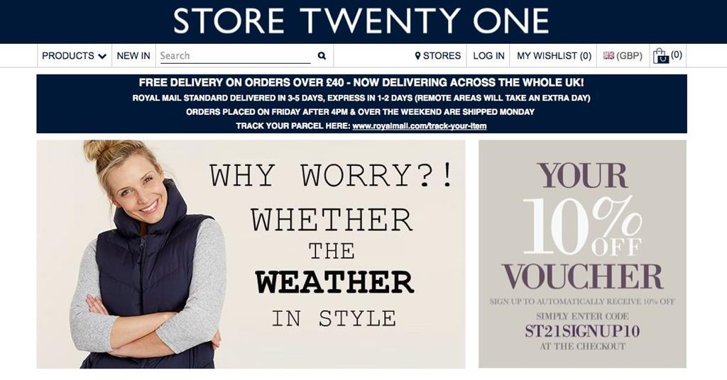 Store Twenty One teeters on brink of administration | News | Retail Week