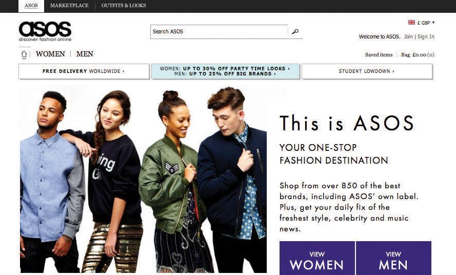 Asos boosts sales by 33% using real-time data | News | Retail Week