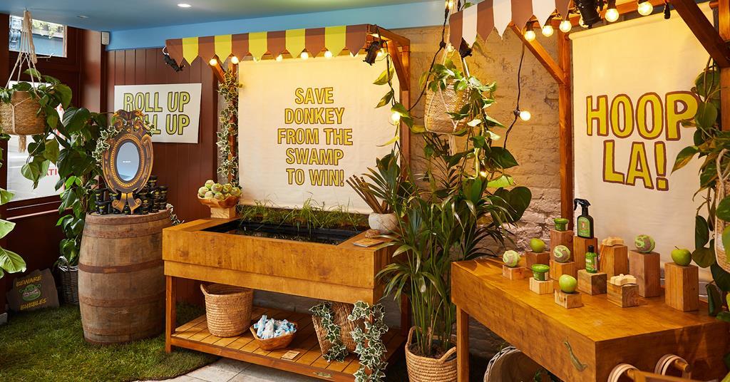 Store gallery: Inside Lush's swampy Shrek-themed pop-up | Retail Week