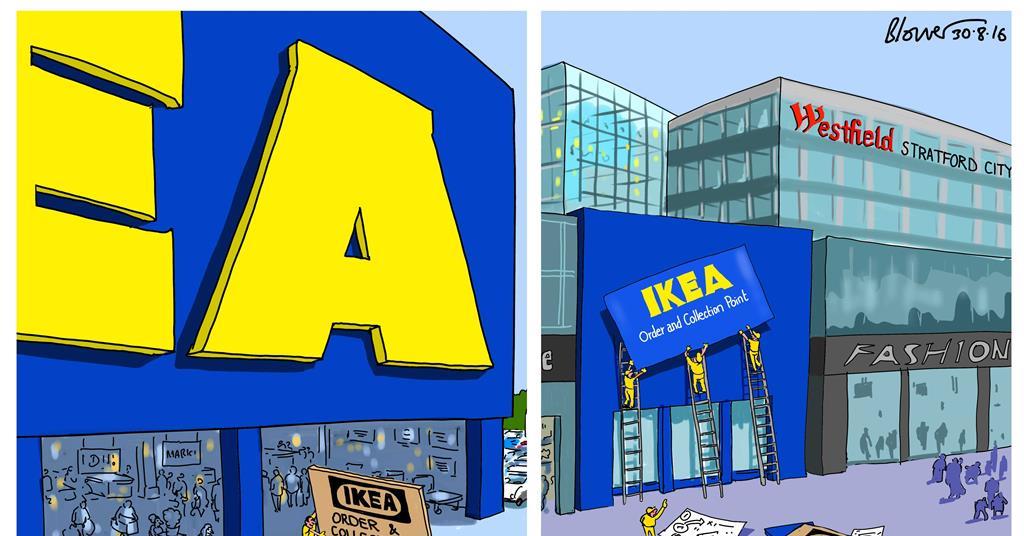 Blower’s retail cartoon: Ikea unpacks itself in Westfield Stratford ...