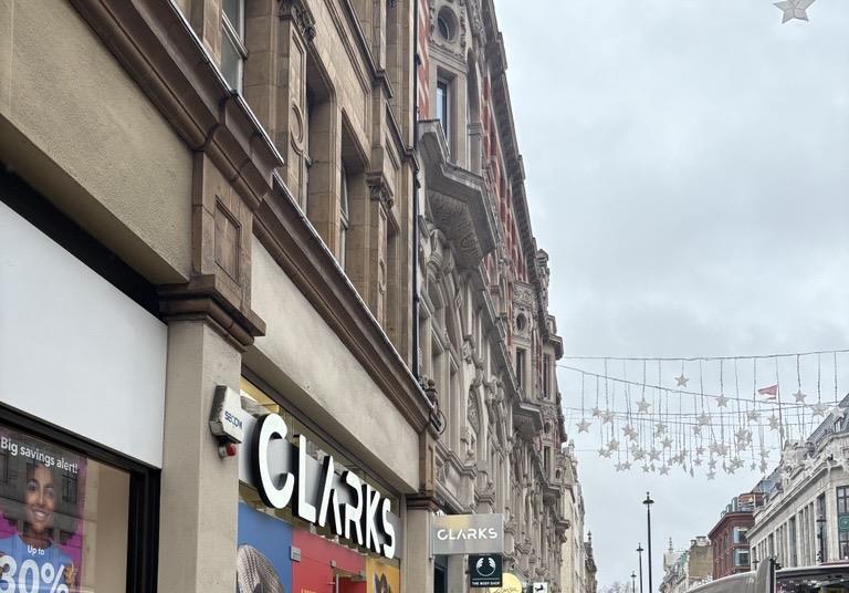 Clarks goes with new-look fascia at relocated Oxford Street store ...