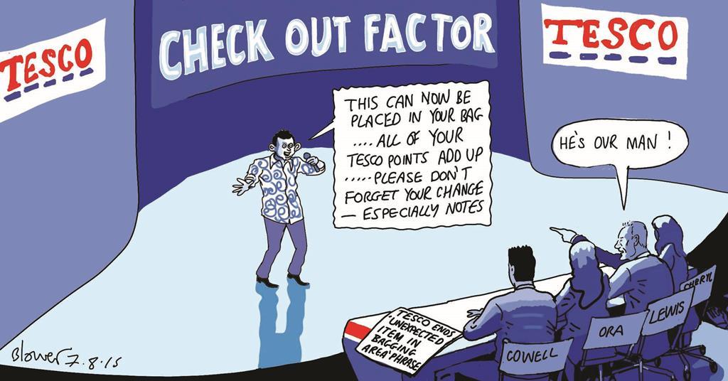 Blower’s retail cartoon: Tesco recasts self-service checkout voice ...