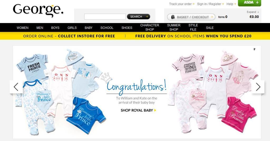 George at Asda introduces new range to celebrate Prince George | News ...