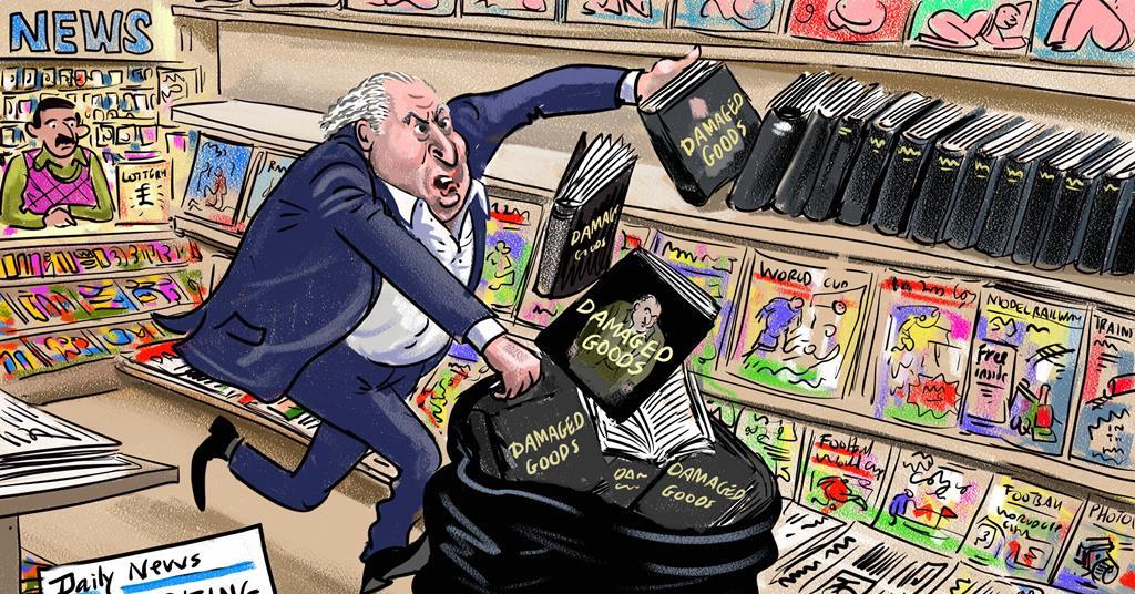 Retail cartoon: Damage control with Philip Green | Cartoon | Retail Week