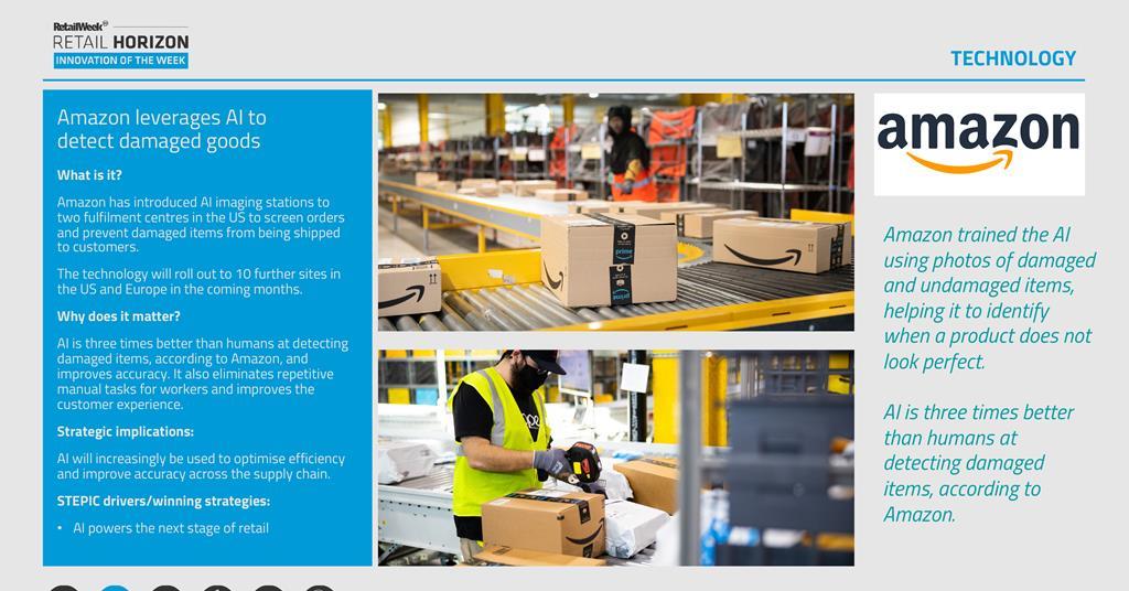 Innovation of the Week: Amazon leverages AI to detect damaged goods ... Innovation of the Week: Amazon leverages AI to detect damaged goods ...