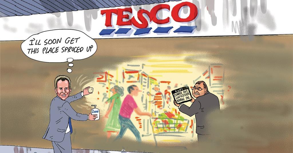 Blower’s retail cartoon: Dave Lewis takes on Tesco’s clean-up | Cartoon ...