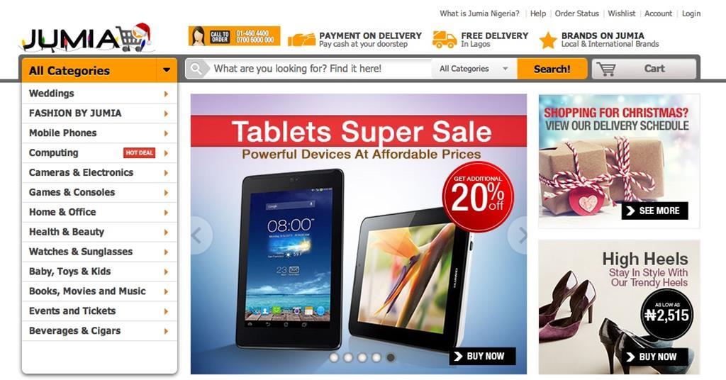 Innovation watch: Nigerian etailer Jumia aims to mimic Amazon's success ...