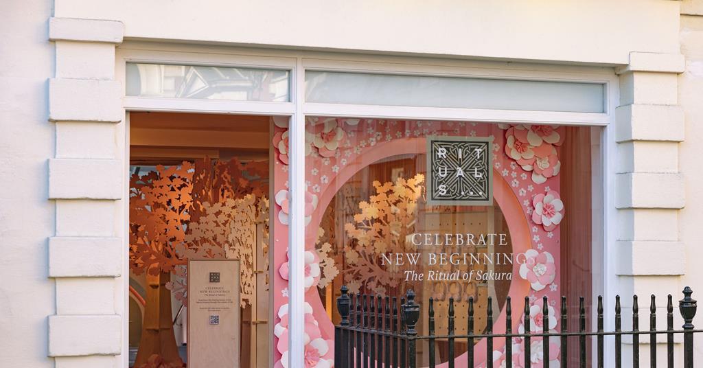 Store gallery: Rituals’ sakura-themed, experiential pop-up space ...