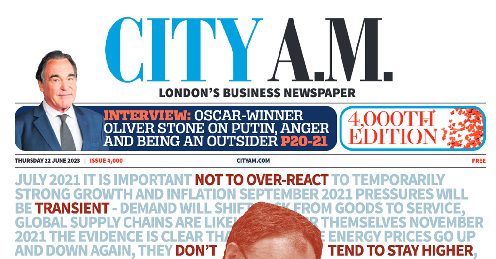 What does THG see in old media after snapping up City AM? | Analysis ...