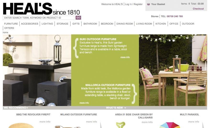 Heal’s drives e-tail sales after site relaunch | News | Retail Week