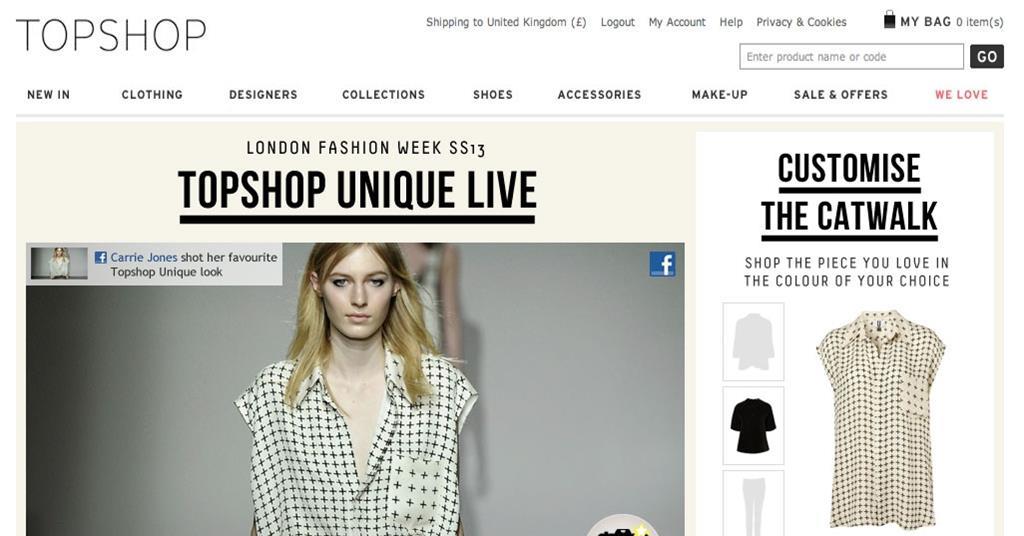 Topshop claims record online audience for fashion show | News | Retail Week