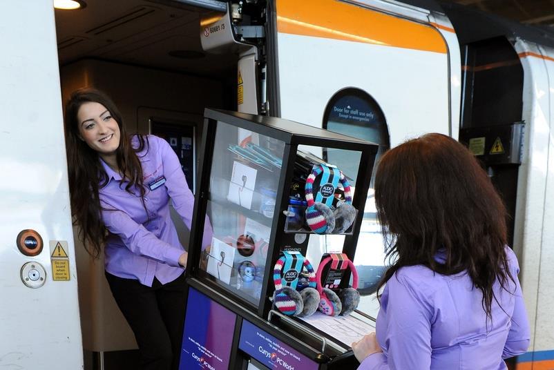 Video: Currys and PC World launch Christmas gadget trolley on trains ...