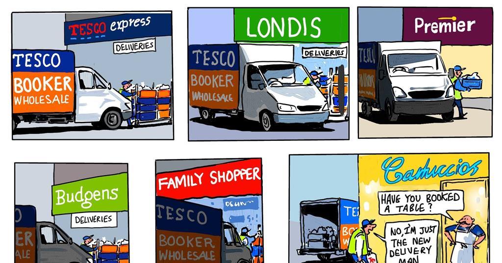 Blower’s retail cartoon: Tesco and Booker's new chapter | Cartoon ...