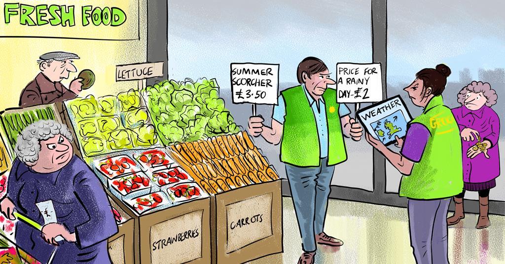 Retail cartoon: Take a rain check on grocery prices | Cartoon | Retail Week