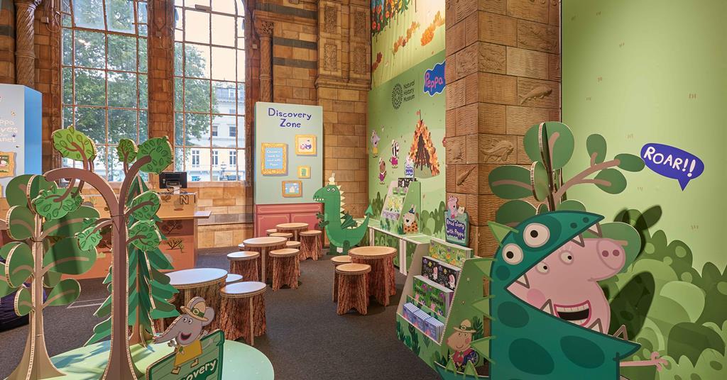 Inside a Peppa Pig-themed playroom at the Natural History Museum ...