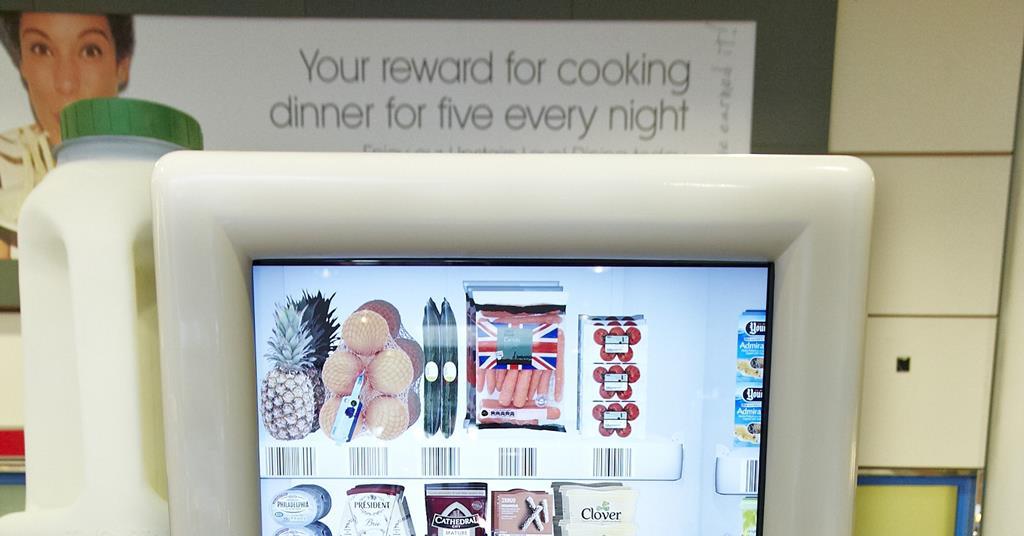 In pictures: Tesco launches virtual shopping wall at Gatwick Airport ...