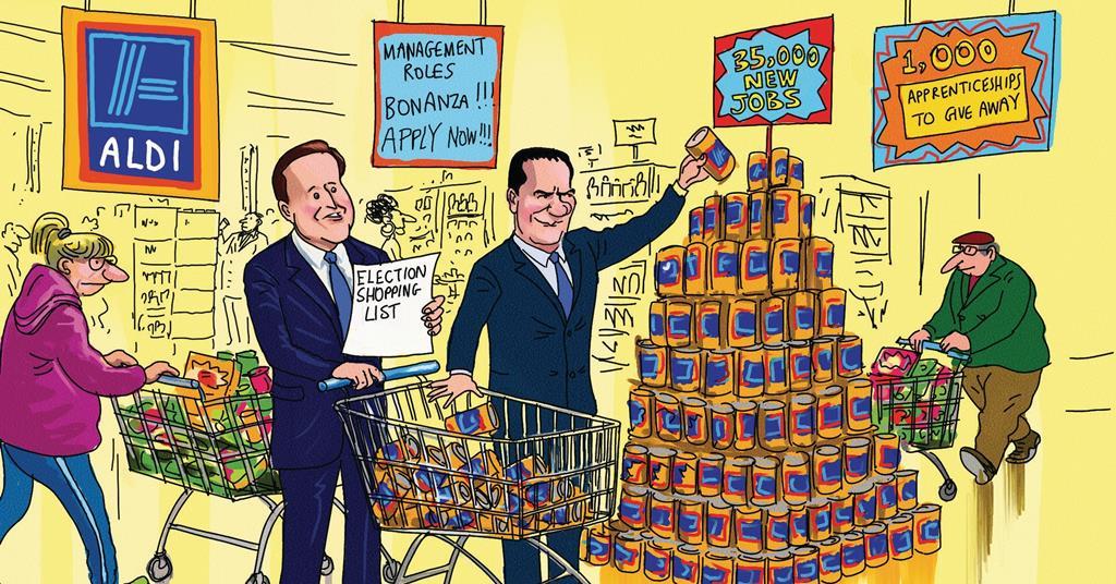 Blower’s retail cartoon: Cameron pays a trip to Aldi’s headquarters ...