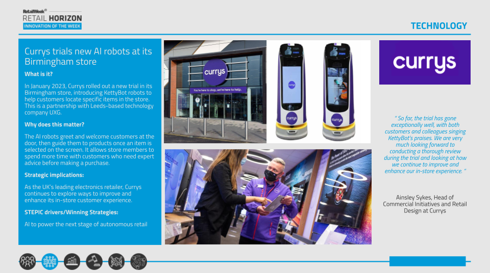 Innovation of the Week: Currys trials new AI robots at its Birmingham ...