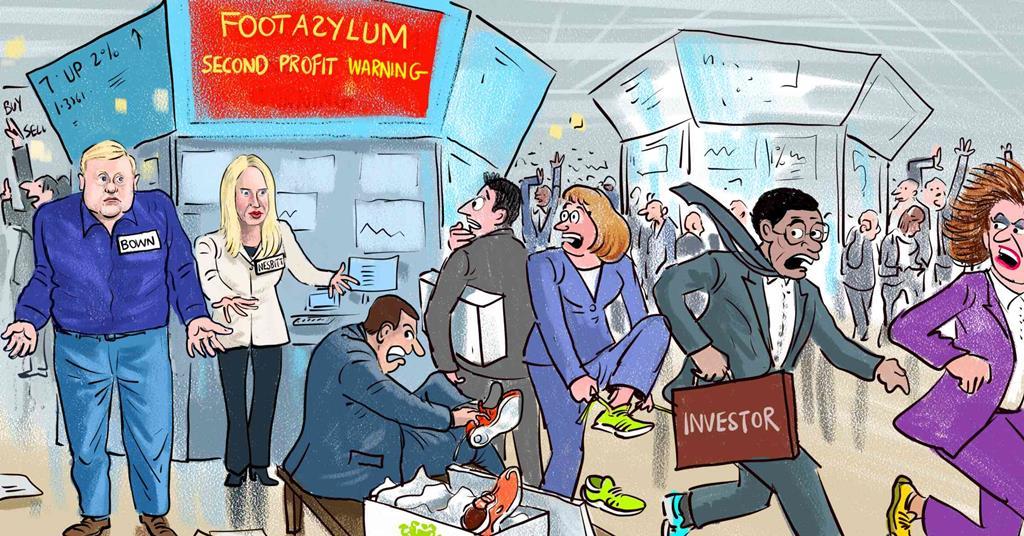 Retail cartoon: Footasylum run ragged | Cartoon | Retail Week
