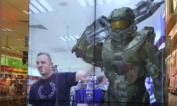 Game launches augmented reality display to bring Halo characters to ...