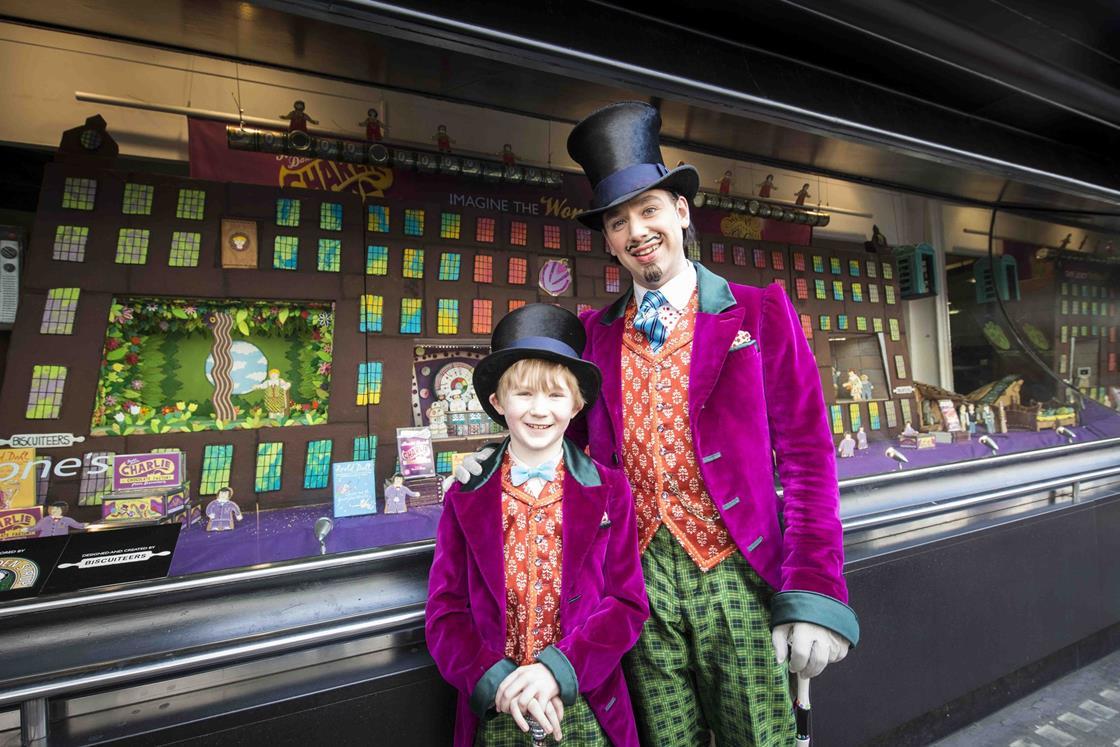 In pictures: Waterstones installs edible Charlie and the Chocolate ...