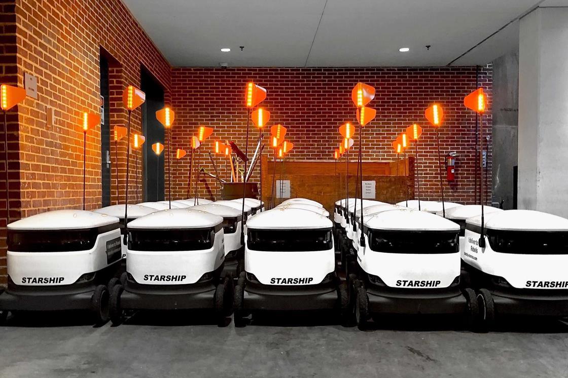 Delivery robots firm Starship Technologies partners with ride-sharing ...