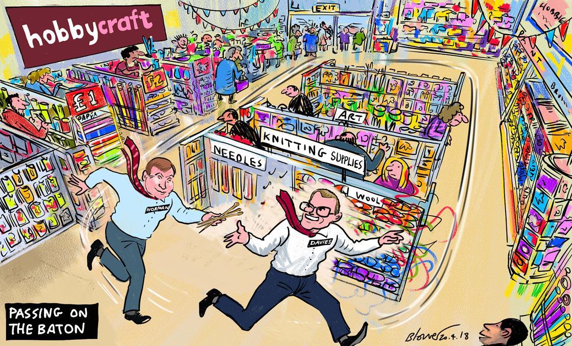 Blower’s retail cartoon: Hobbycraft's new chairman | Cartoon | Retail Week
