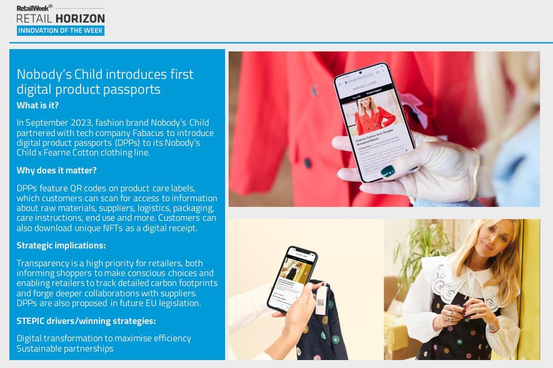 Innovation of the Week: Nobody’s Child introduces first digital product ...