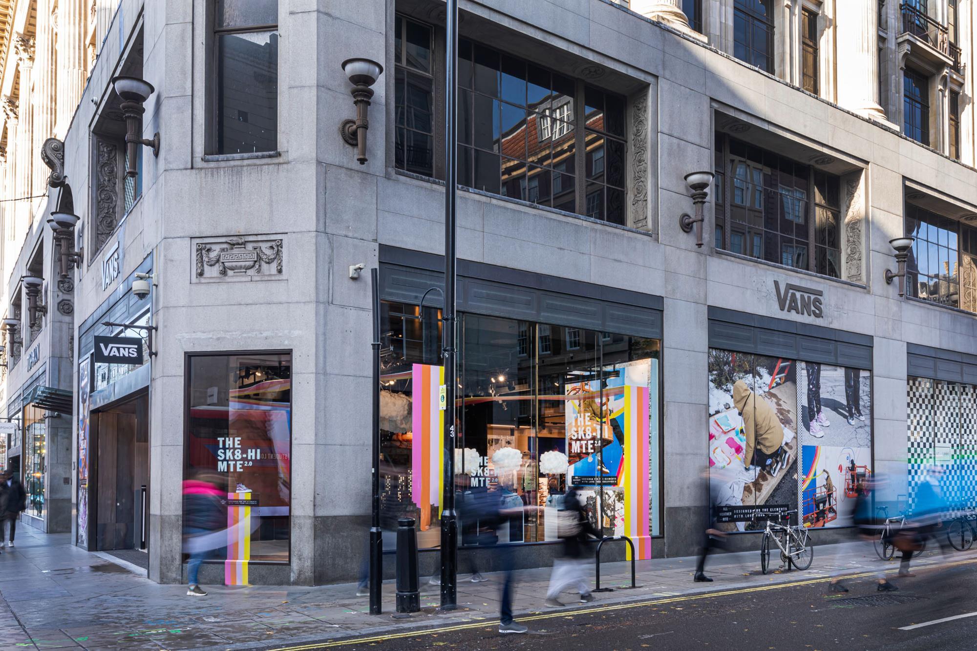 In pictures: Vans opens new flagship in former Miss Selfridge | Photo ...