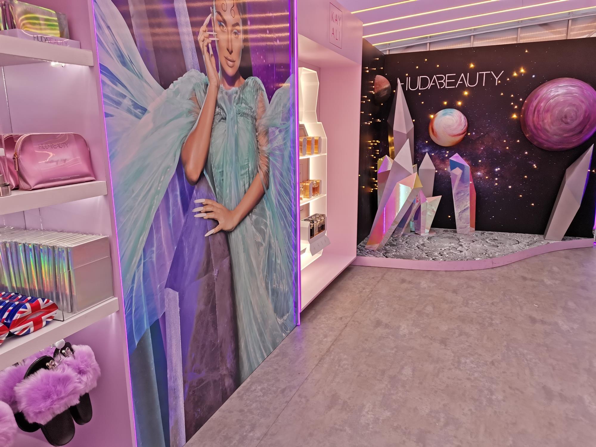 In pictures: Huda Beauty opens space-age London pop-up | Photo gallery ...