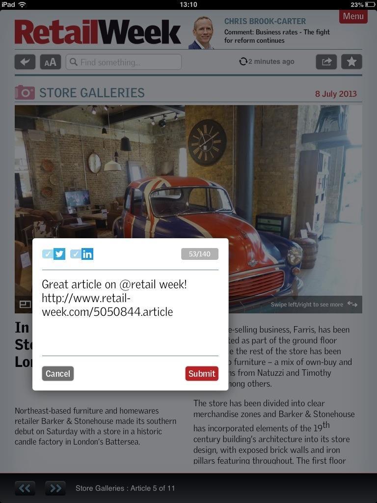 Retail Week unveils its new iPad app | Analysis | Retail Week