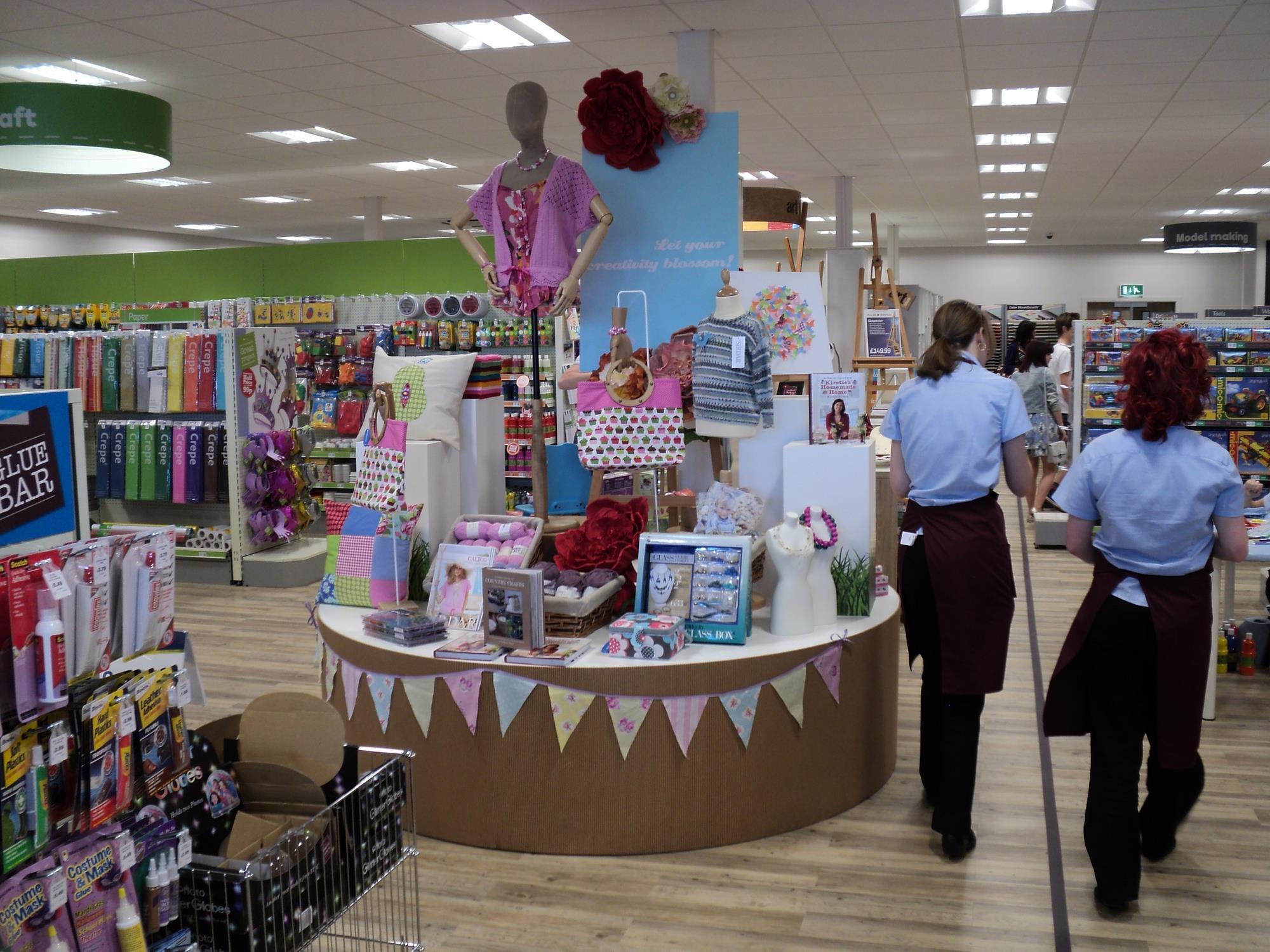 Hobby craft supplies store