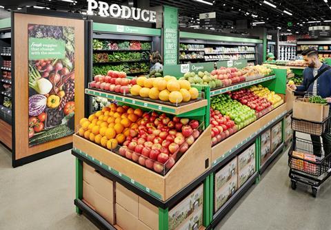 Groceries at amazon store