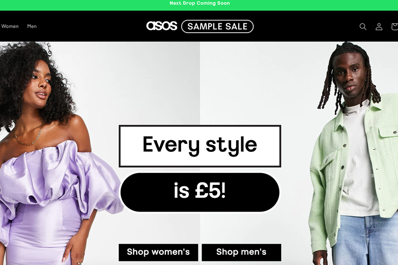 Asos unveils dedicated sample sale website to clear stock | News ...